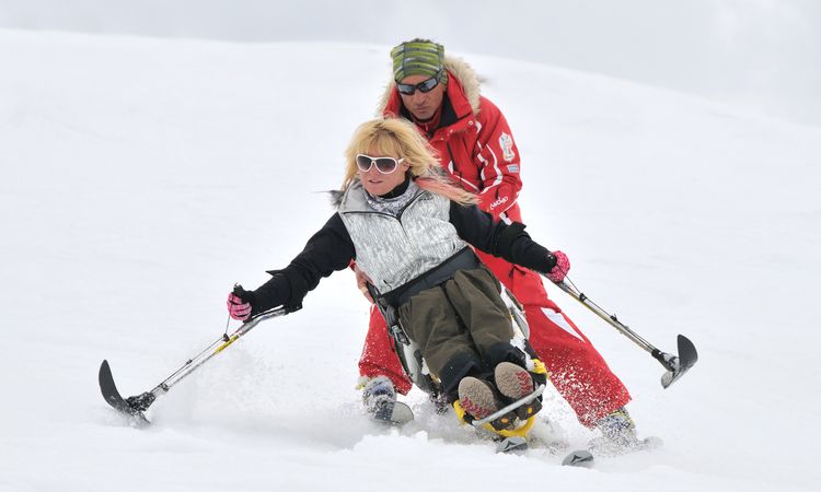 Handiski Le glisse pour tous - esf Belle Plagne