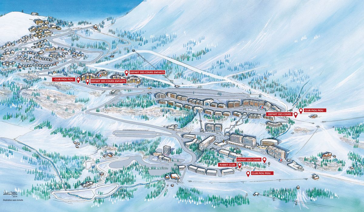 Meeting points - esf Flaine