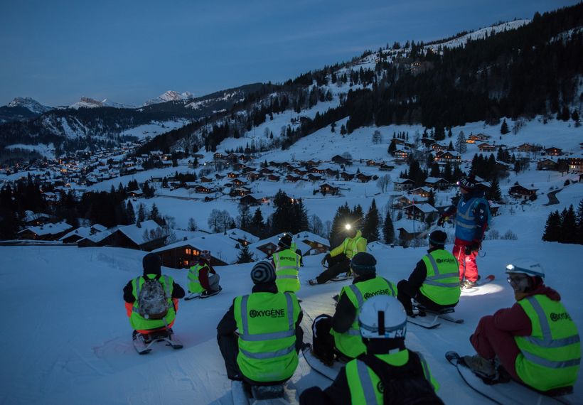 Luge nocturne dès 7 ans - esf La Clusaz