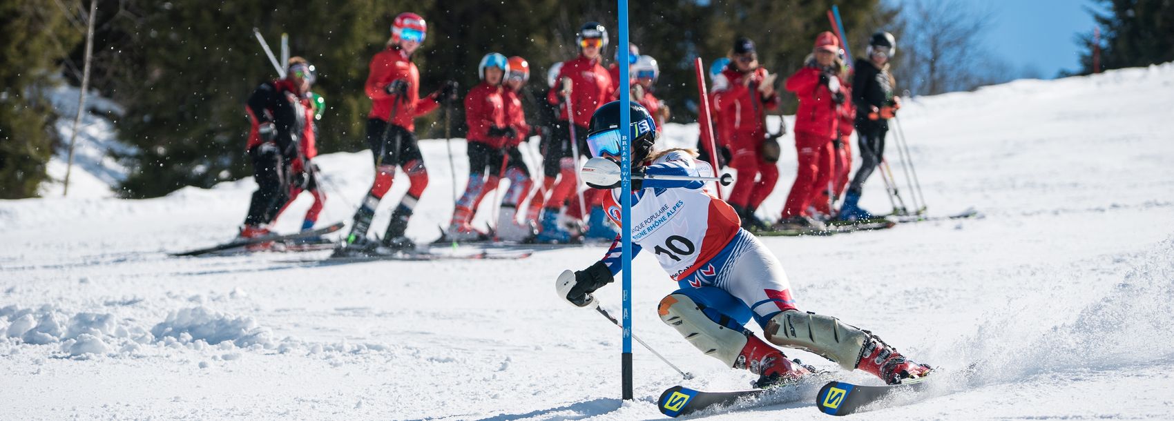 Competition course Slalom training - esf Les Gets